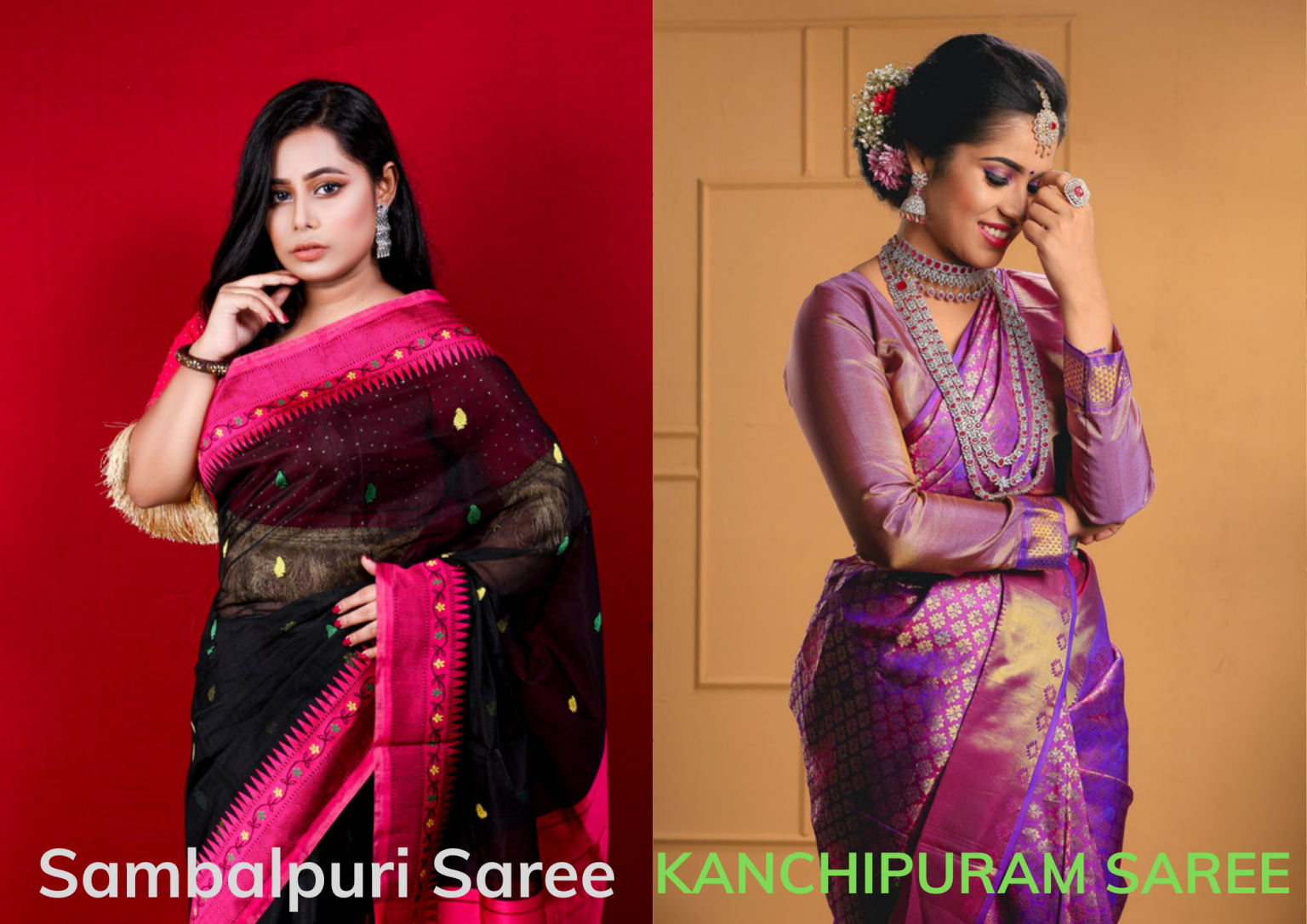 Saree Names And Types Wear By Indian Women - Websmyle